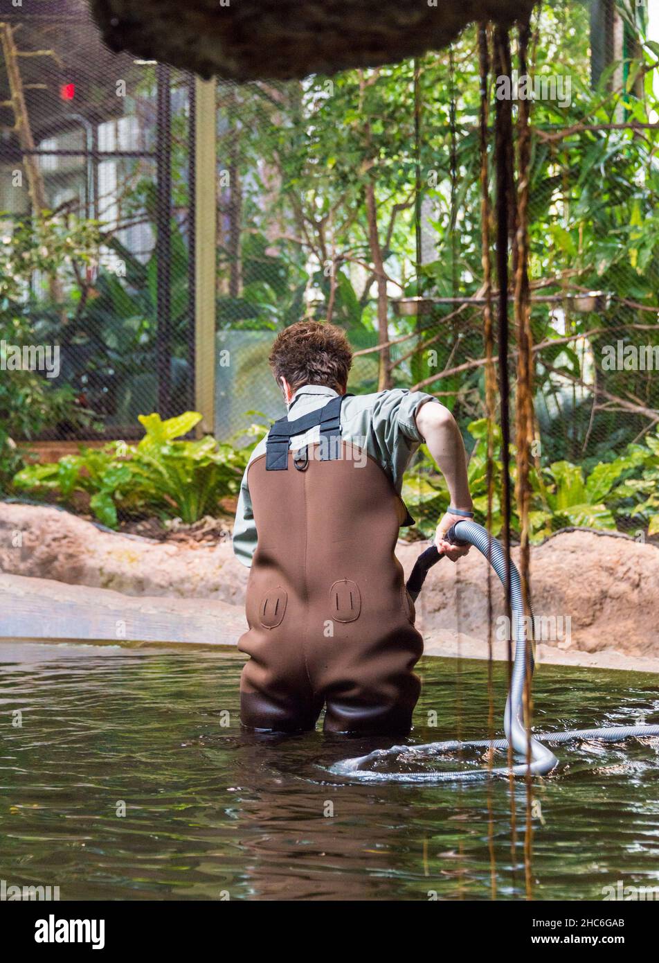 Female zoo worker hi-res stock photography and images - Alamy
