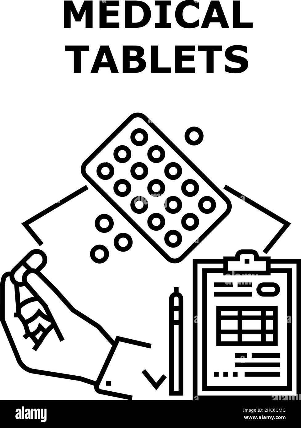 Medical tablets icon vector illustration Stock Vector Image & Art - Alamy