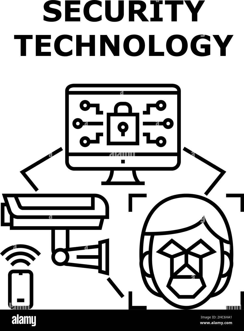 Security technology icon vector illustration Stock Vector Image & Art ...