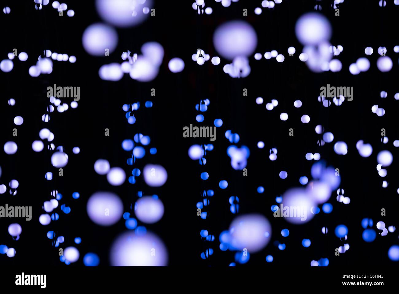 Abstract shine lights. Festive sparkle circles. Shiny light on dark ...