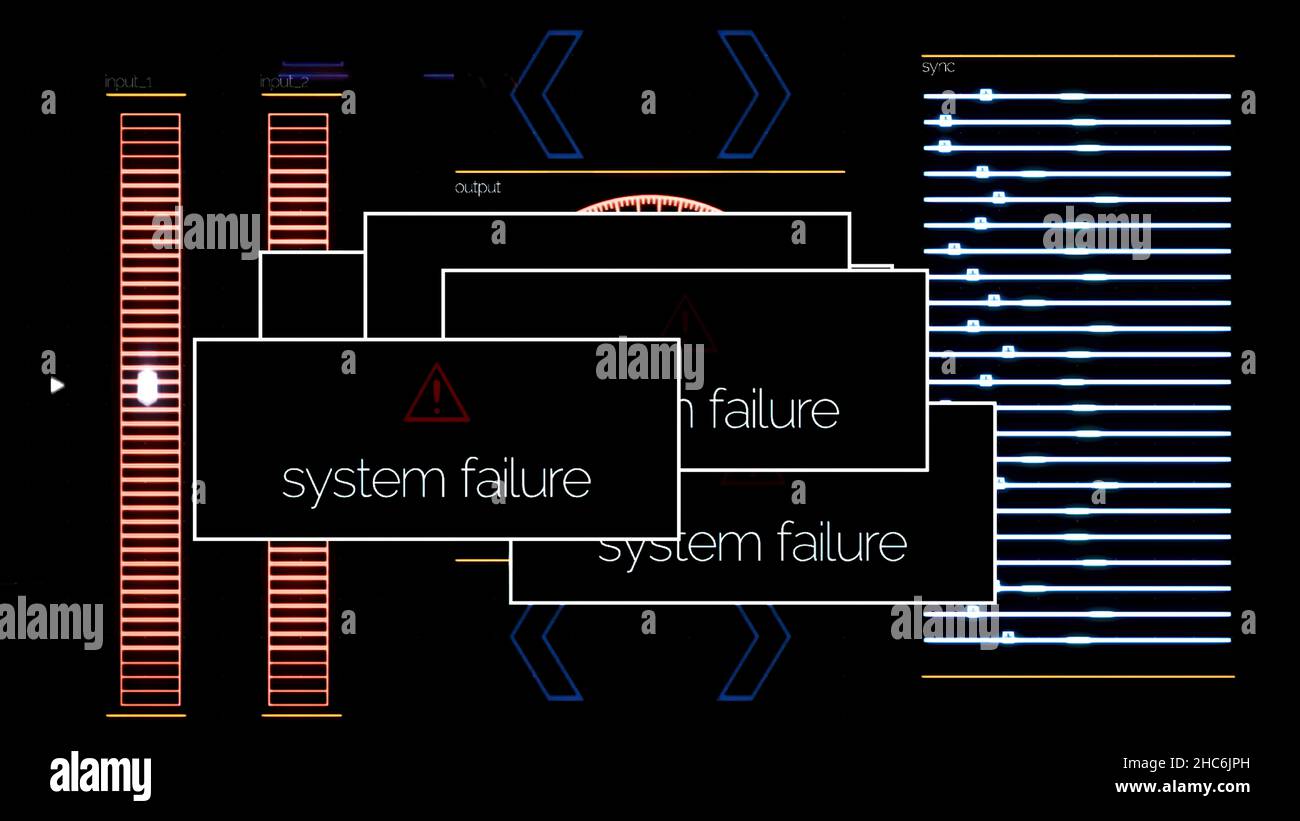 System failure messages disappear hi-res stock photography and images ...