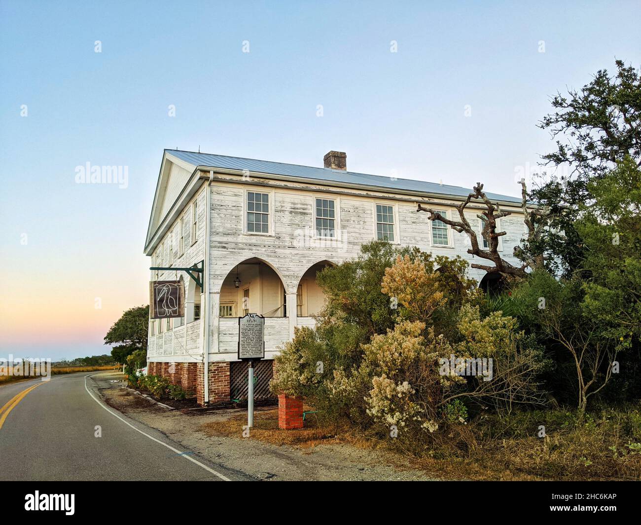 Beautiful shot of the Pelican Inn in Pawleys Island, South California ...