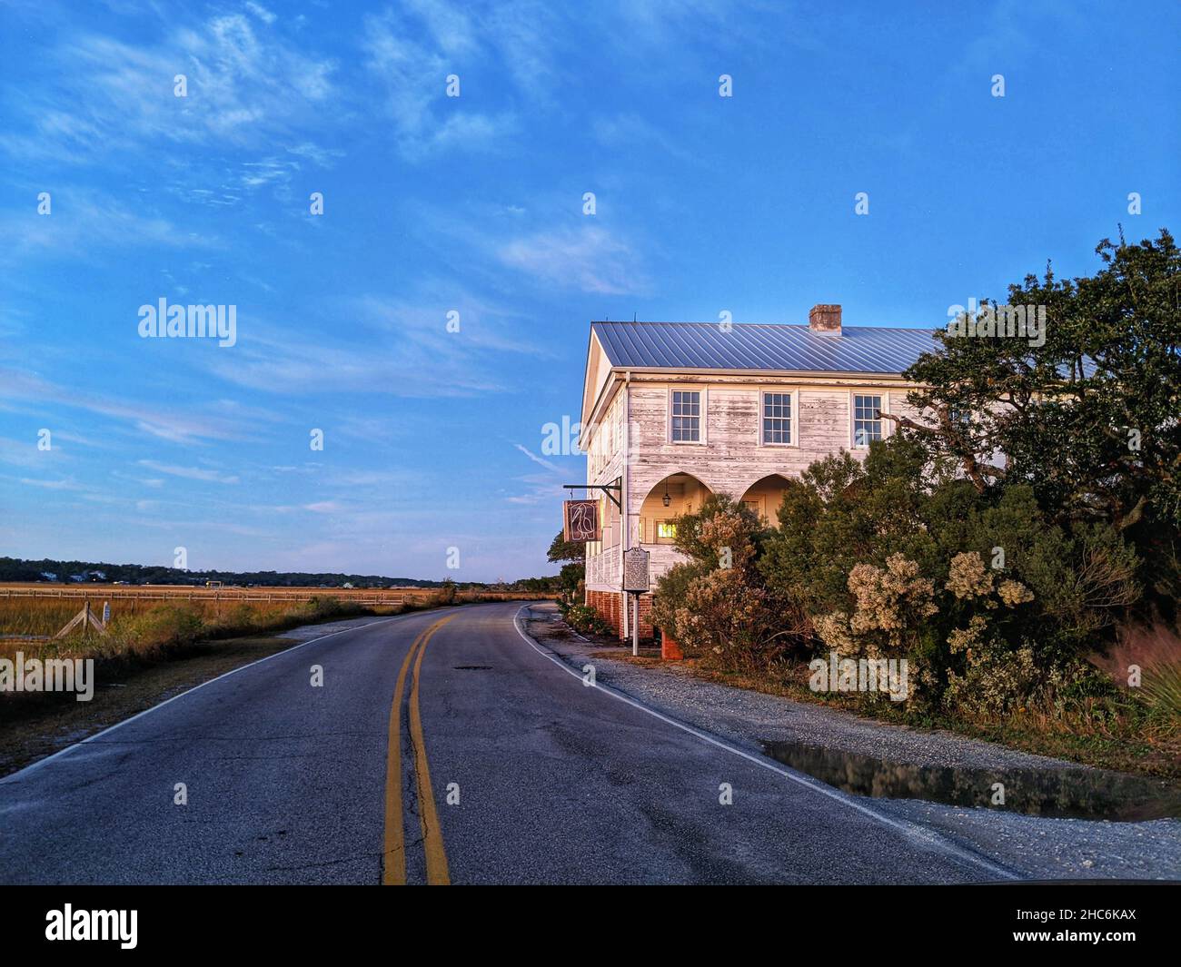 Beautiful shot of the Pelican Inn in Pawleys Island, South California ...