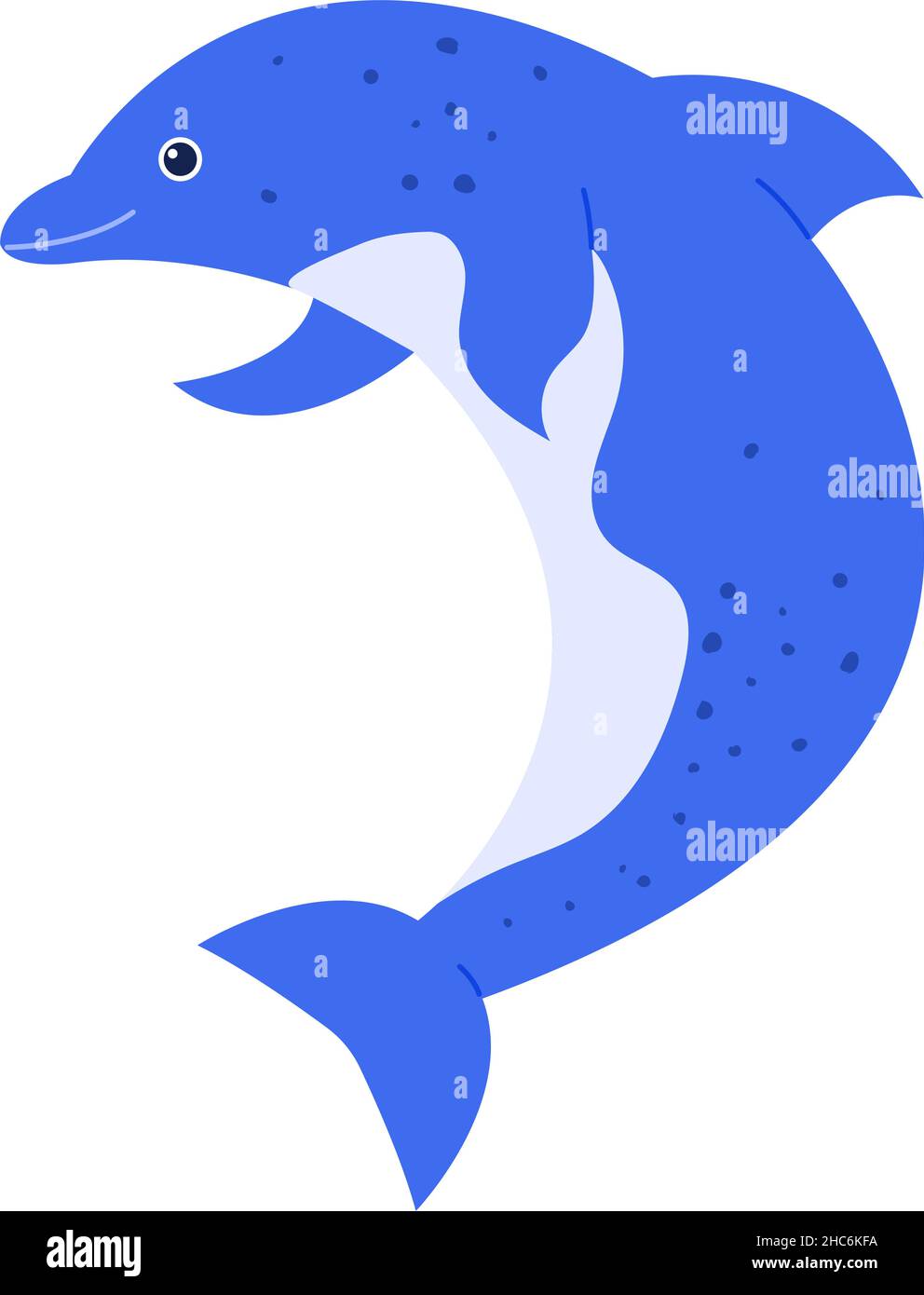Friendly dolphin underwater on Stock Vector Images - Alamy