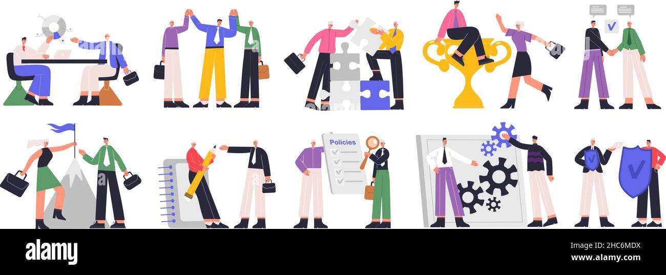 Business cartoon corporate culture businessman hi-res stock photography ...