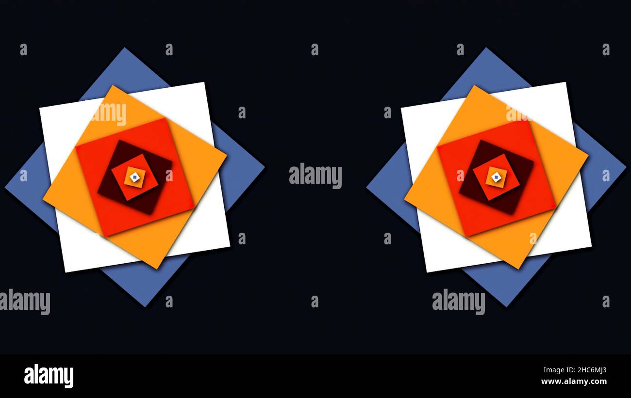Abstract Triangle Background Random Motion 3d Loopable Animationblue