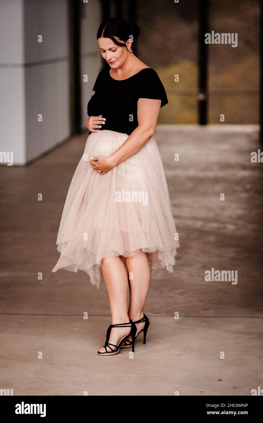 Pregnant model hi-res stock photography and images - Alamy