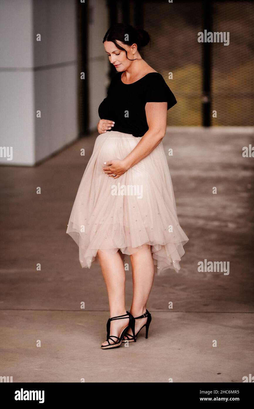 Pregnant model hi-res stock photography and images - Alamy