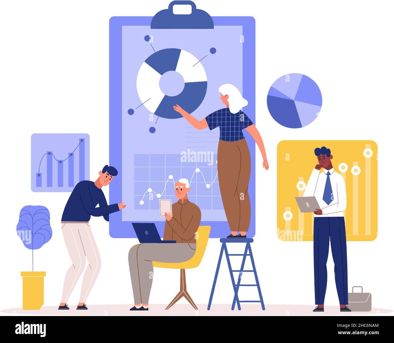 Financial control cartoon hi-res stock photography and images - Alamy
