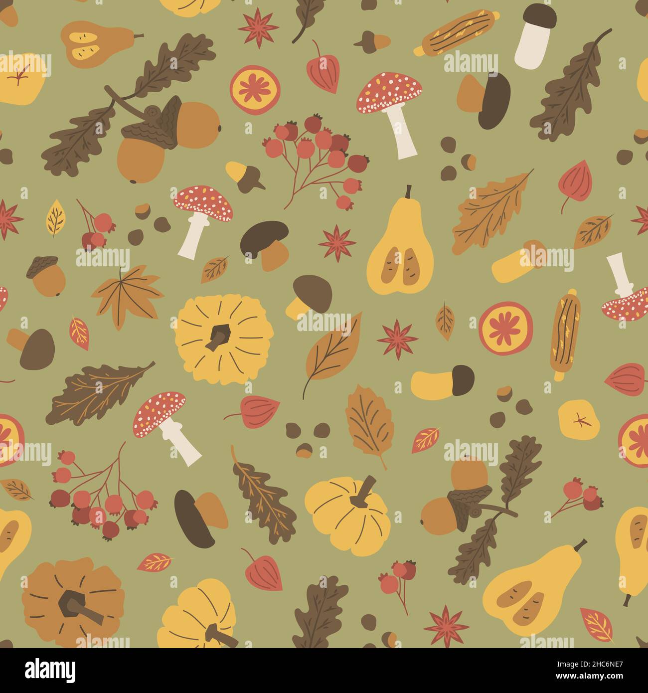 Oak corn Stock Vector Images - Alamy
