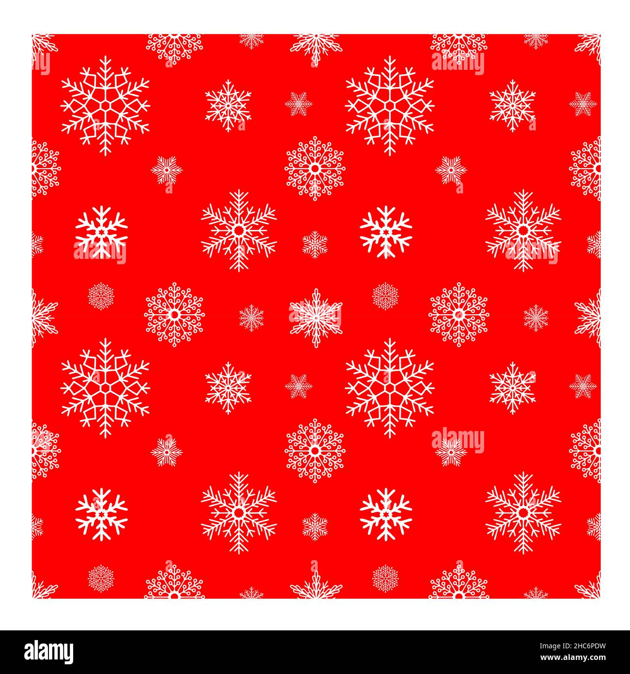 Snowflake on a red background Stock Vector Images - Alamy
