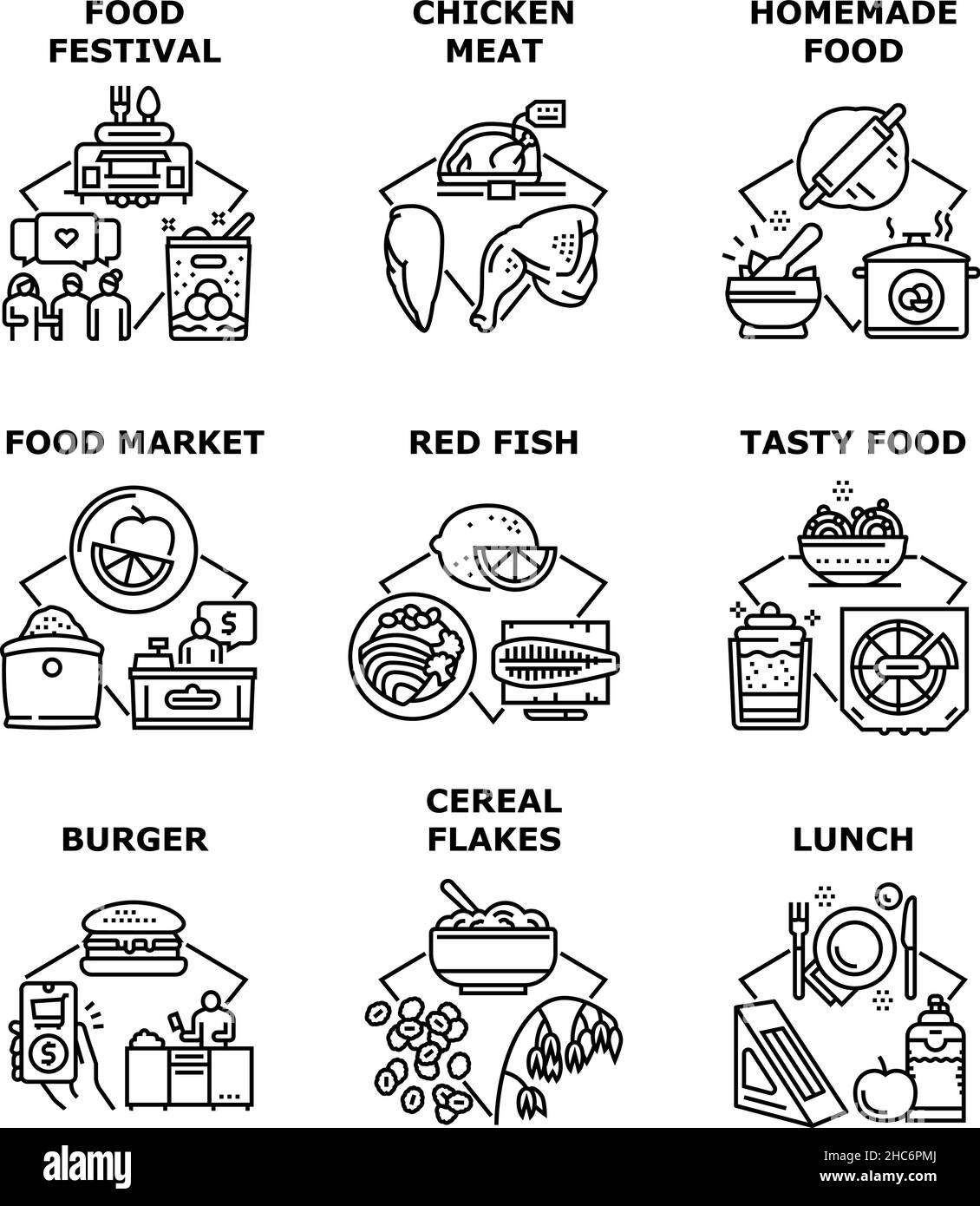 The sandwich festival Black and White Stock Photos & Images - Alamy