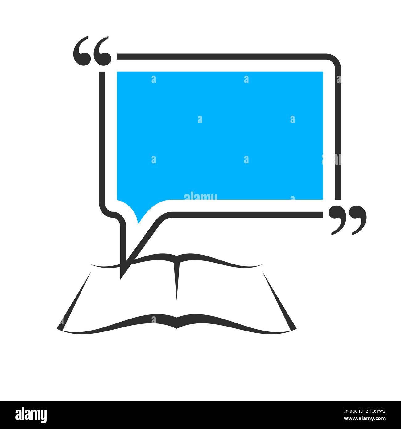 Holy Bible quotation frame. Flat isolated Christian illustration ...