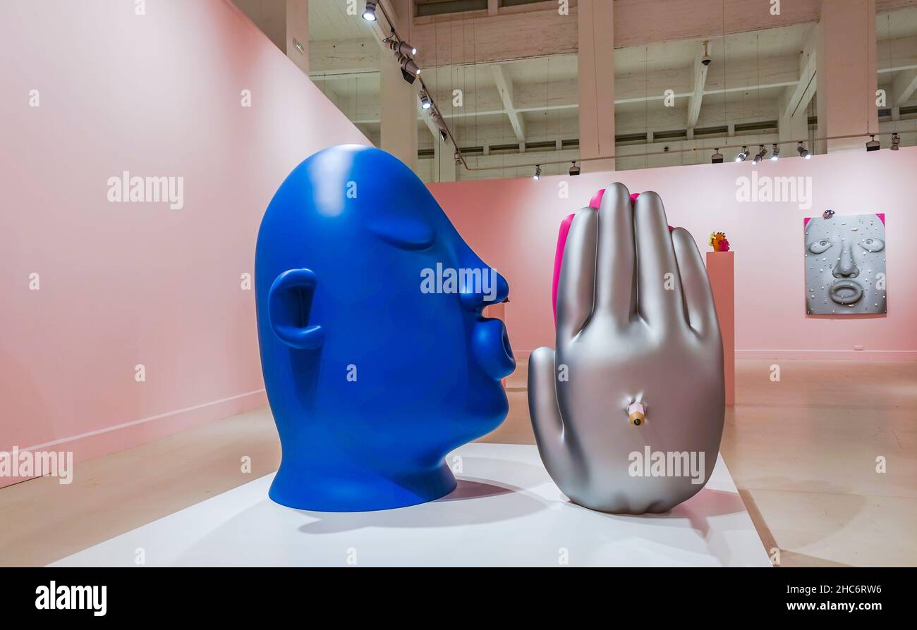 Exhibition of Mark Whalen, "I am Just Here",sculptures in the ...