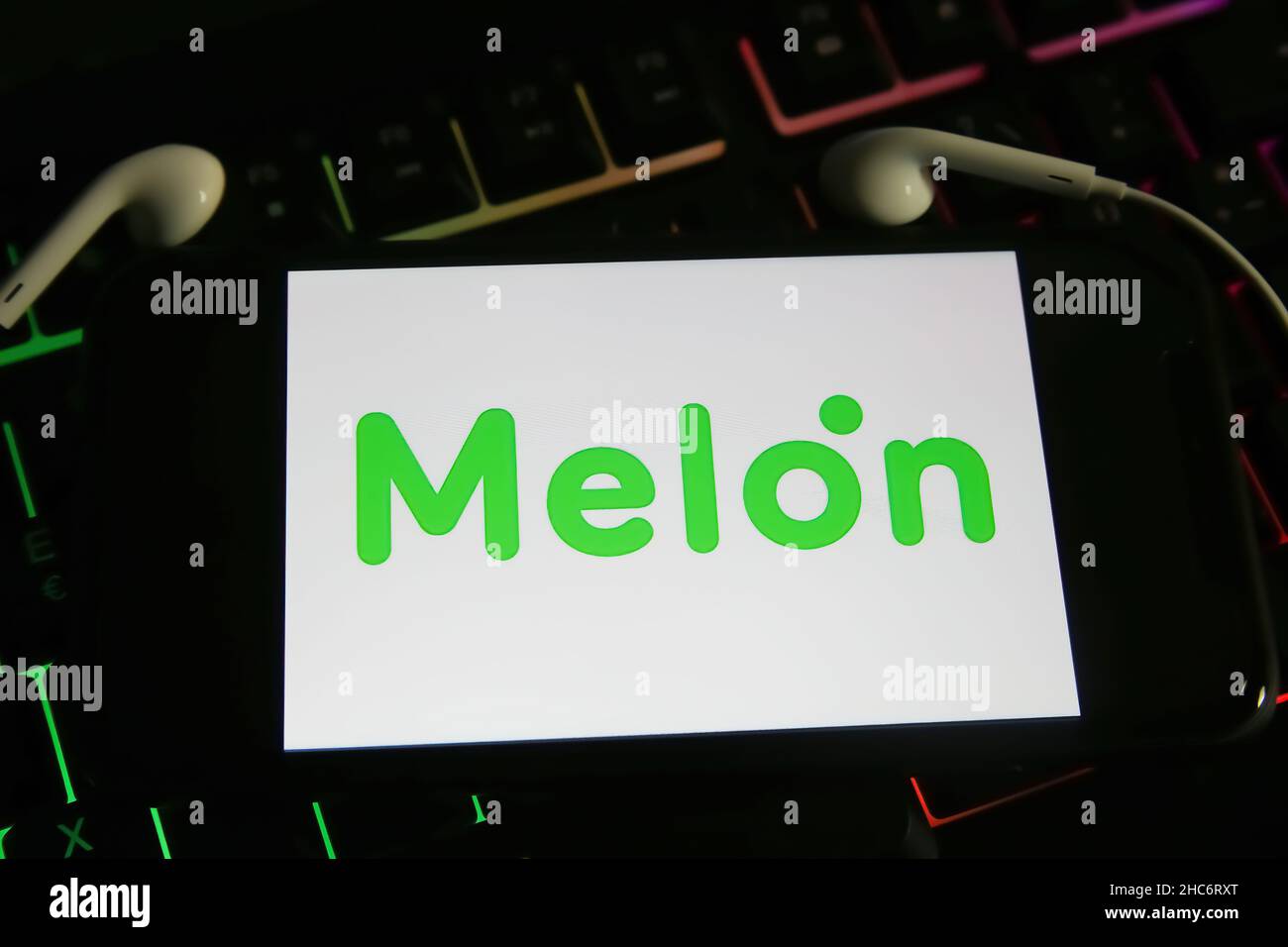 Melon logo hi-res stock photography and images - Alamy