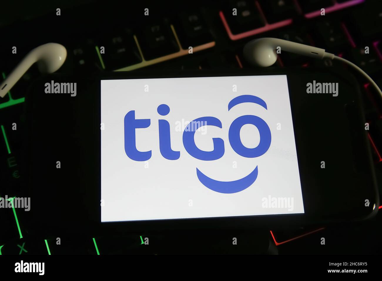 Tigo logo hi-res stock photography and images - Alamy