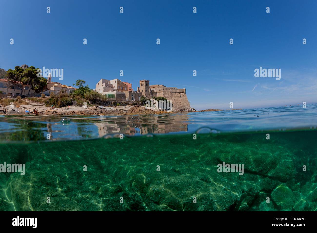 FRANCE, HAUTE CORSE (2B) BALAGNE REGION, ALGAJOLA VILLAGE Stock Photo ...