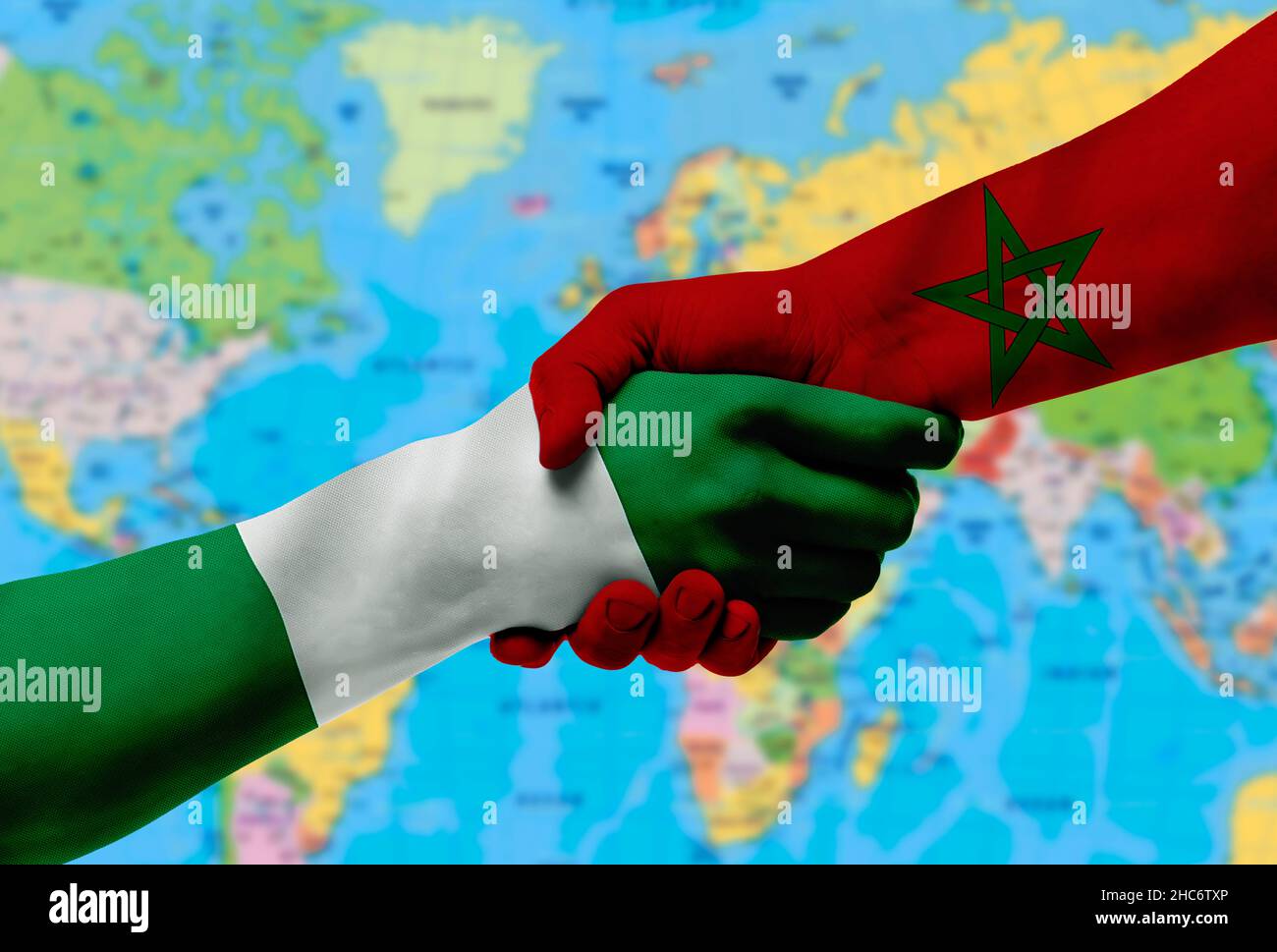Morocco nigeria conflict hi-res stock photography and images - Alamy
