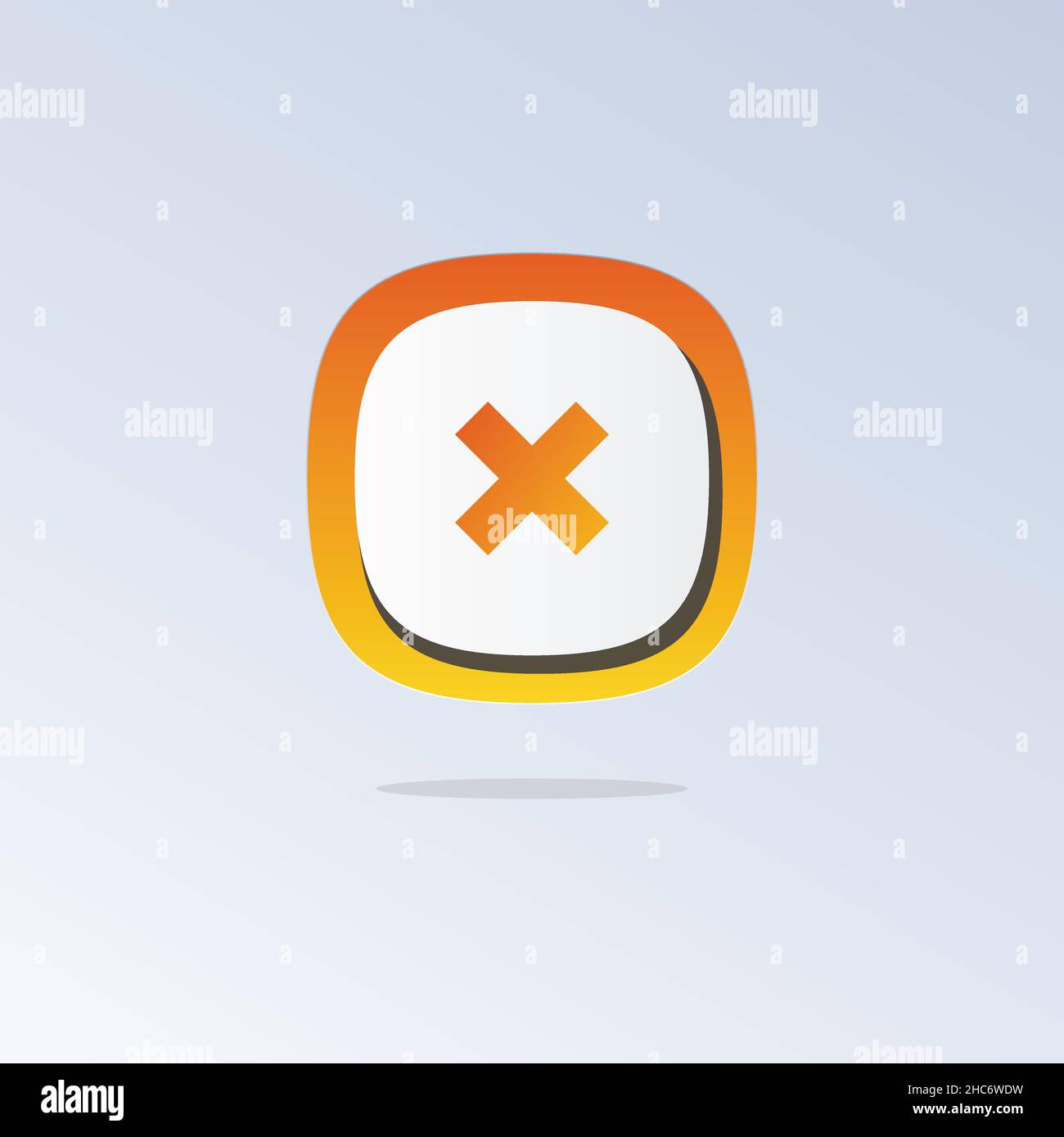 Cross sign 3D icon. Icons web, logo, button. 3D vector Illustrations ...