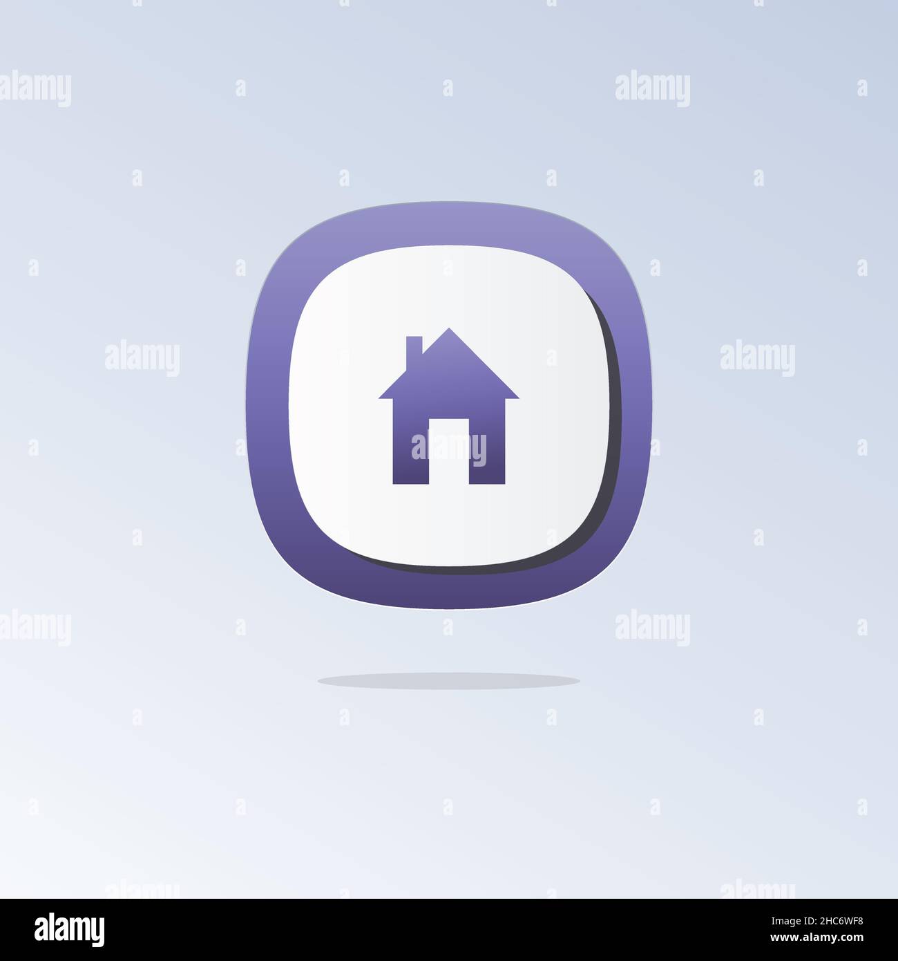 3d home icon hi-res stock photography and images - Alamy