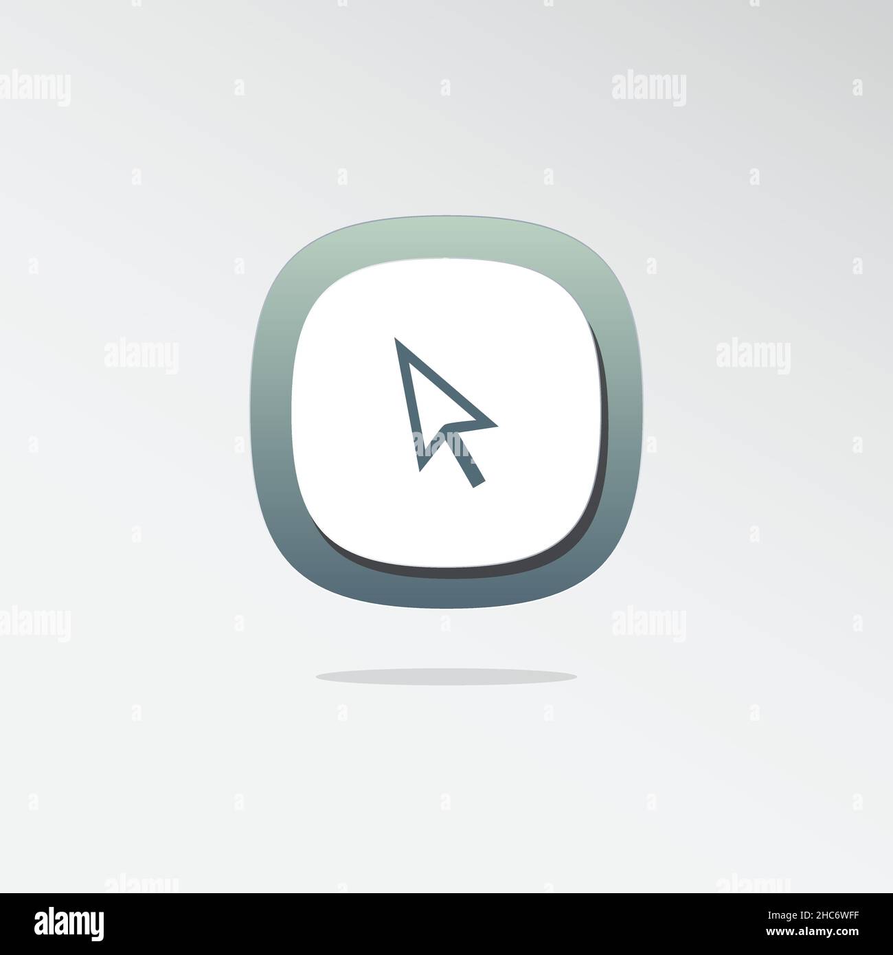 Cursor sign 3D icon. Icons web, logo, button. 3D vector Illustrations ...