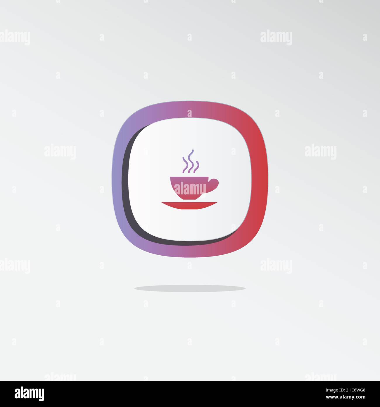 Tea Cup sign 3D icon. Icons web, logo, button. 3D vector Illustrations ...