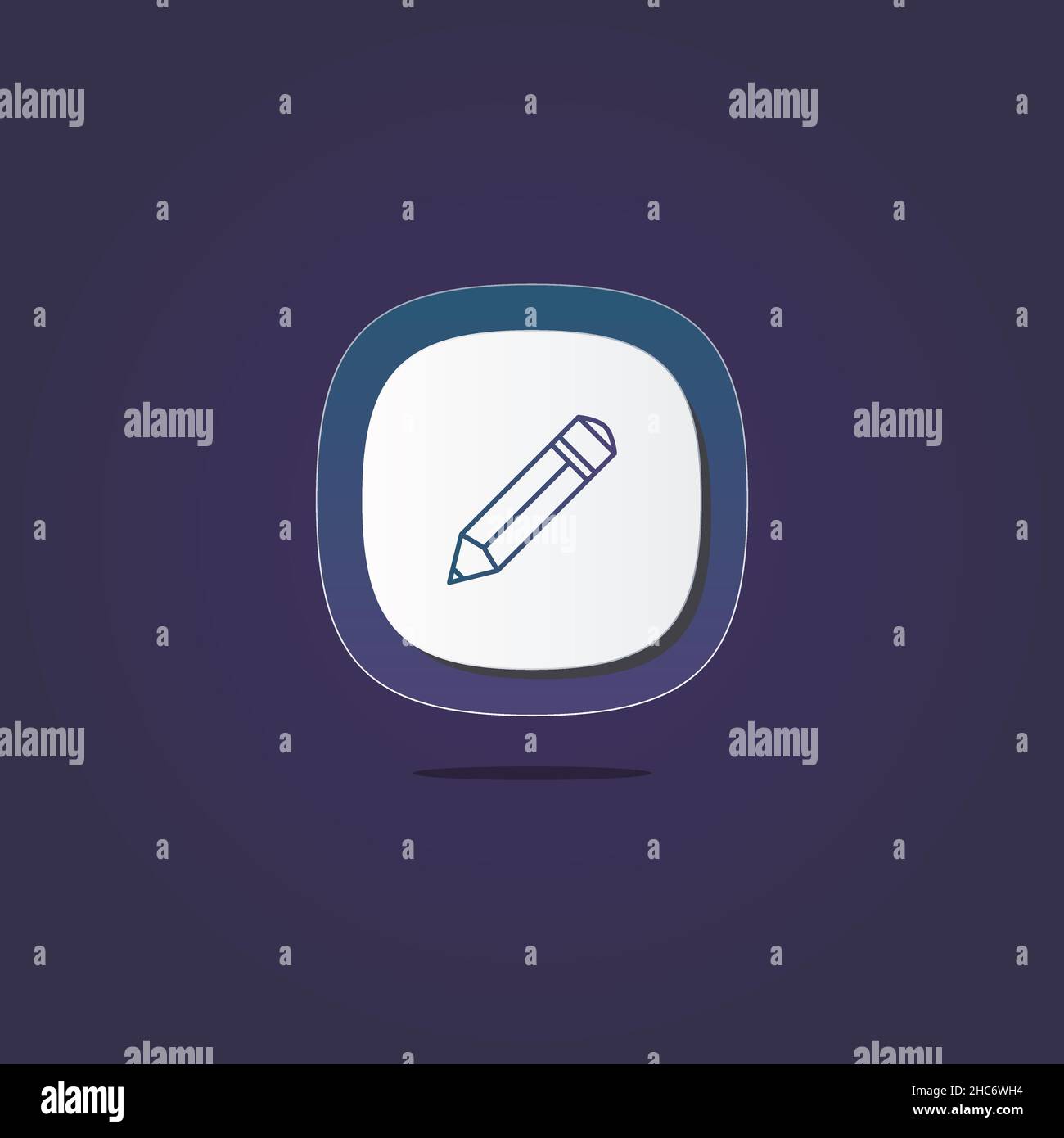 Pencil 3D icon. Icons web, logo, button. 3D vector Illustrations ...