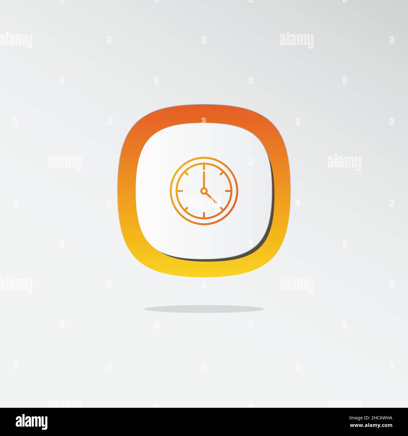 Clock sign 3D icon. Icons web, logo, button. 3D vector Illustrations ...