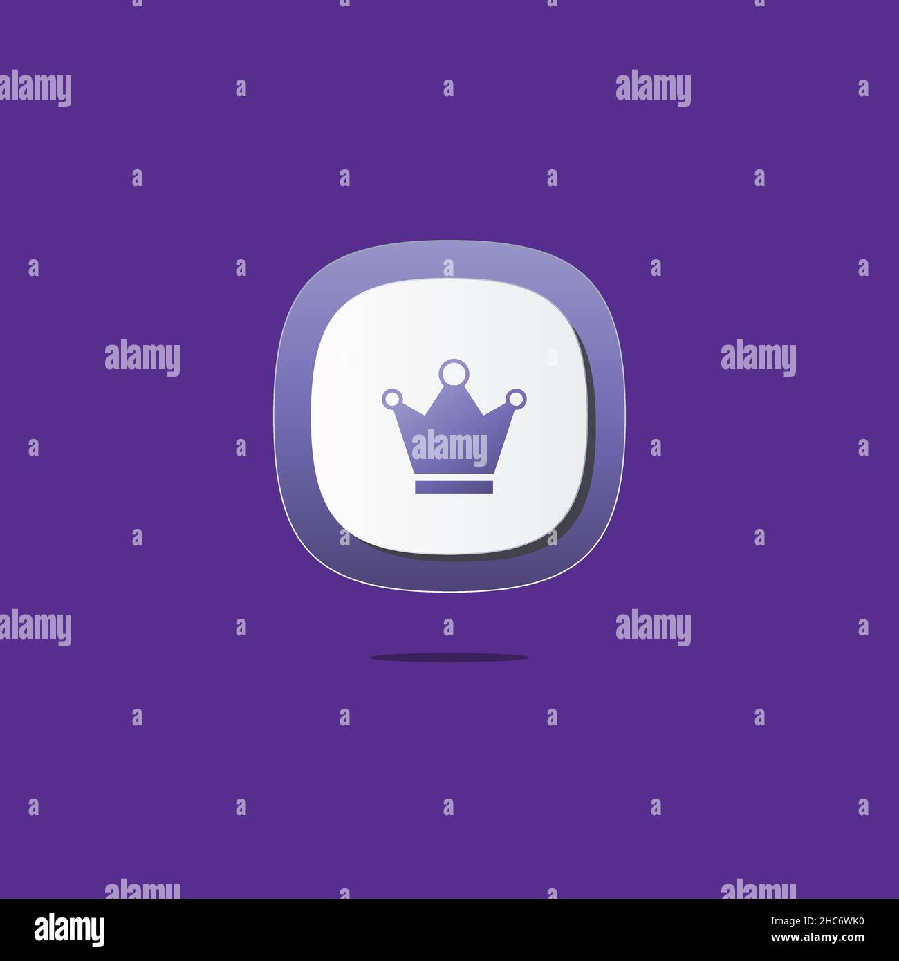 Crown 3D icon. Icons web, logo, button. 3D vector Illustrations ...