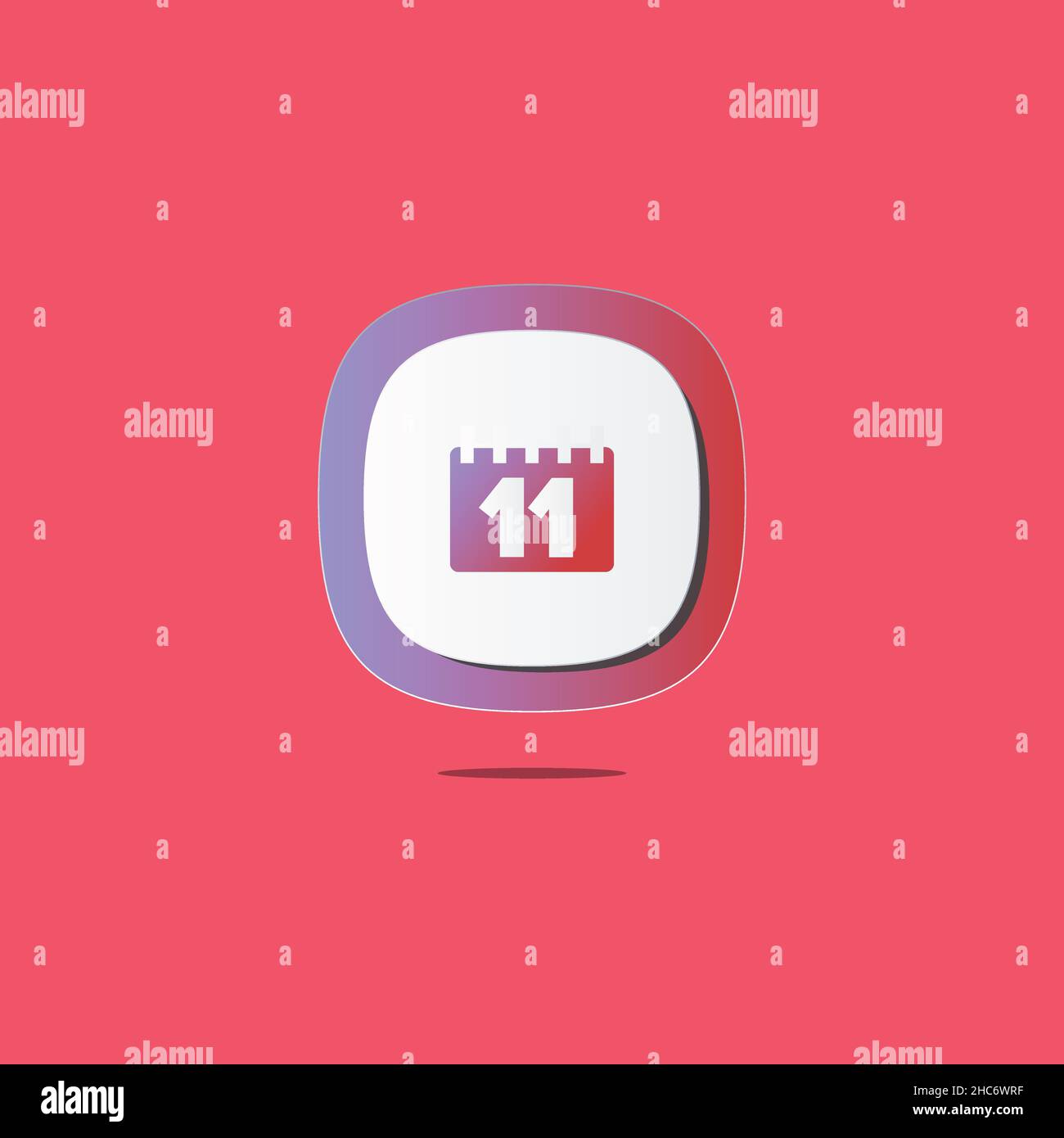 Calendar 3D icon. Icons web, logo, button. 3D vector Illustrations ...