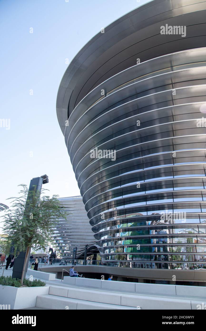 Exterior of Alif Pavilion of Expo 2020 in Dubai, UAE Stock Photo - Alamy