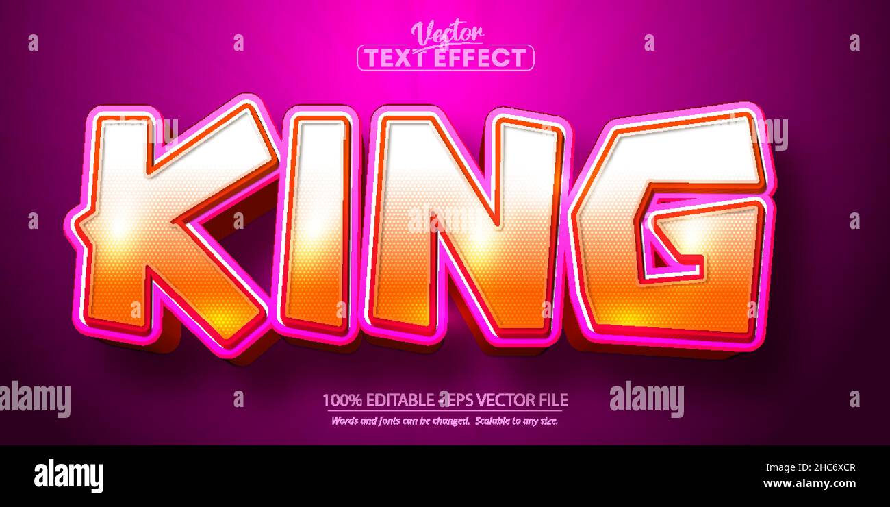 King pop Stock Vector Images - Alamy