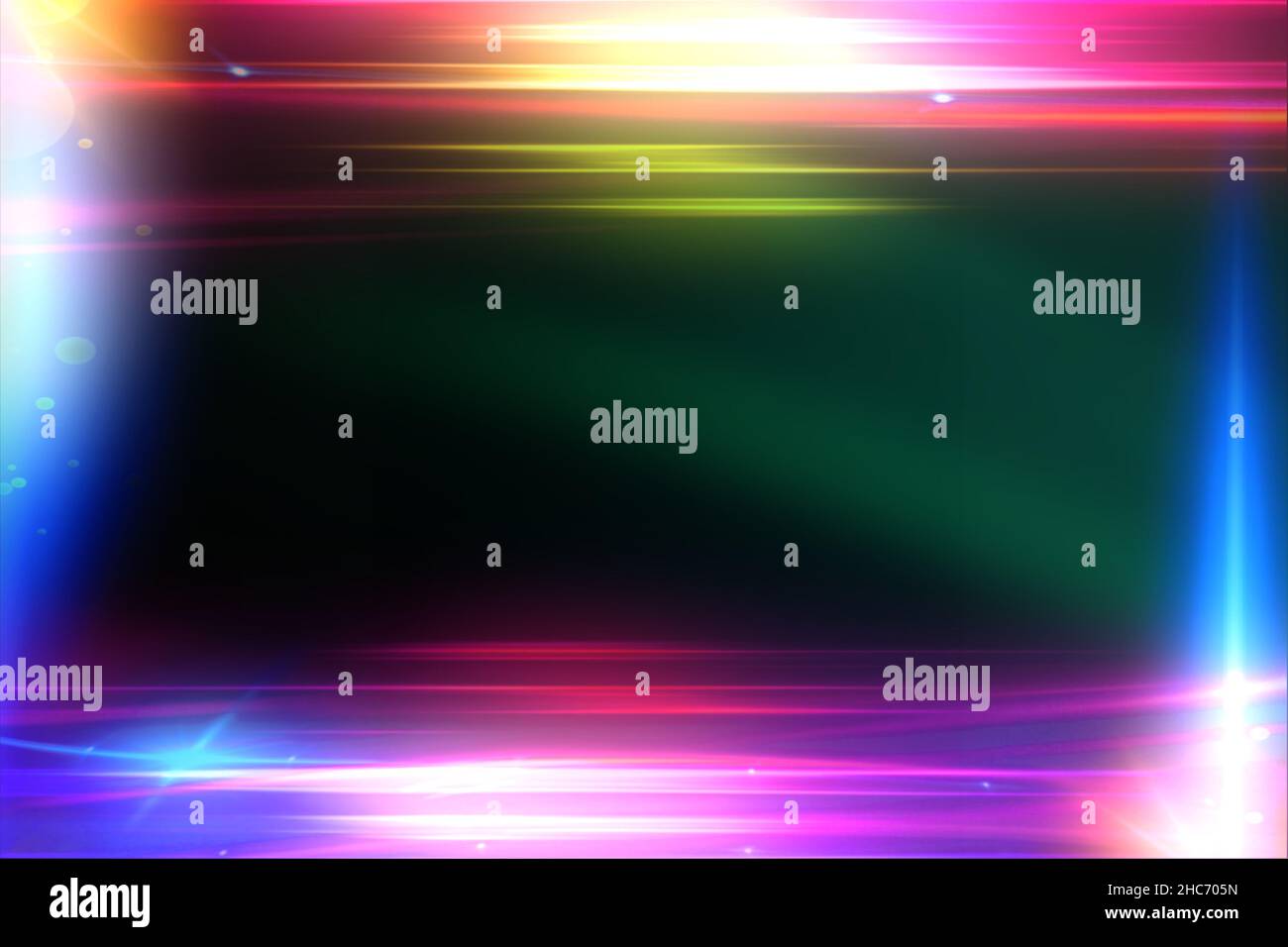 Colored very nice light effects background on black Stock Photo - Alamy