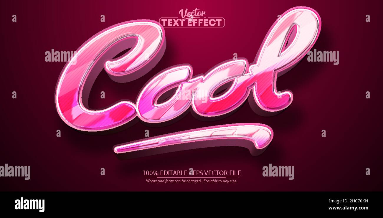 Editable text effect vector with background Stock Vector Images - Alamy