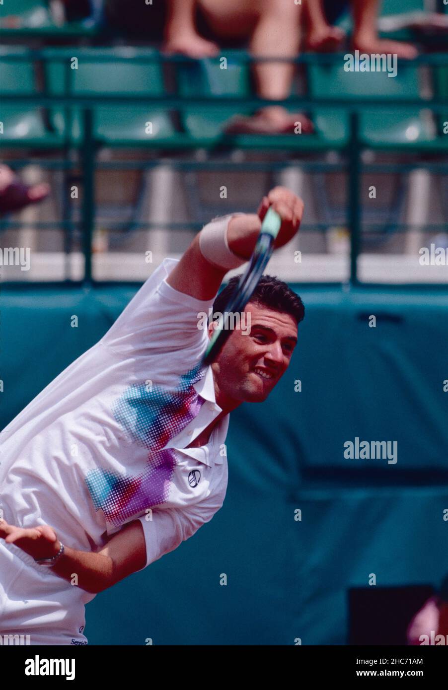Italian tennis player Omar Camporese, 1992 Stock Photo - Alamy