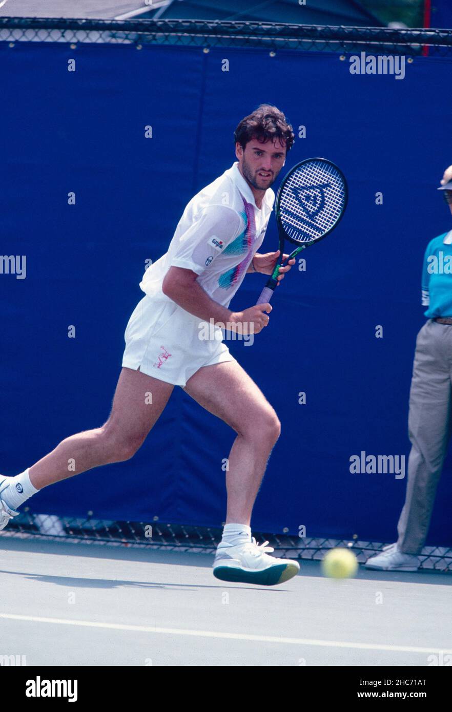 Italian tennis player Omar Camporese, US Open 1991 Stock Photo - Alamy