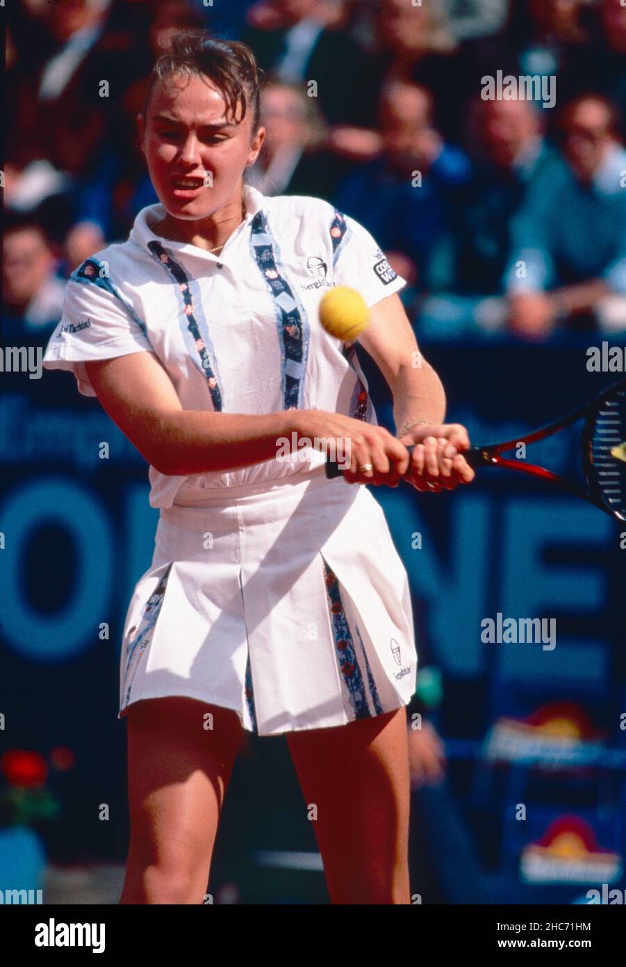 Swiss tennis player Martina Hingis, Italian Open 1996 Stock Photo - Alamy