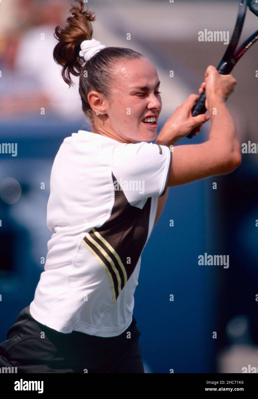 Swiss tennis player Martina Hingis, US Open 1999 Stock Photo - Alamy