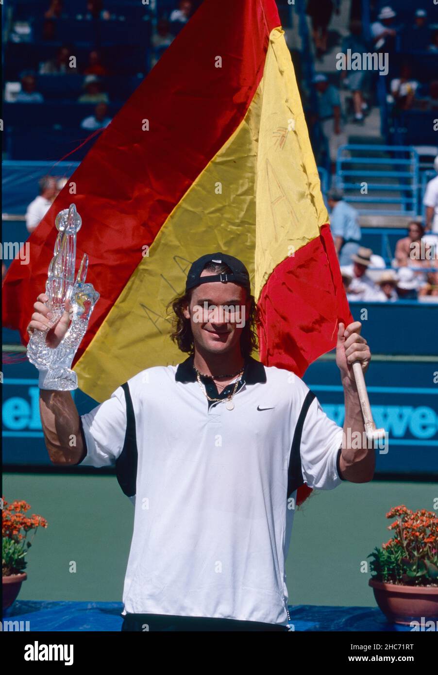 Spanish tennis player Carlos Moya, Australian Open 1990s Stock Photo ...