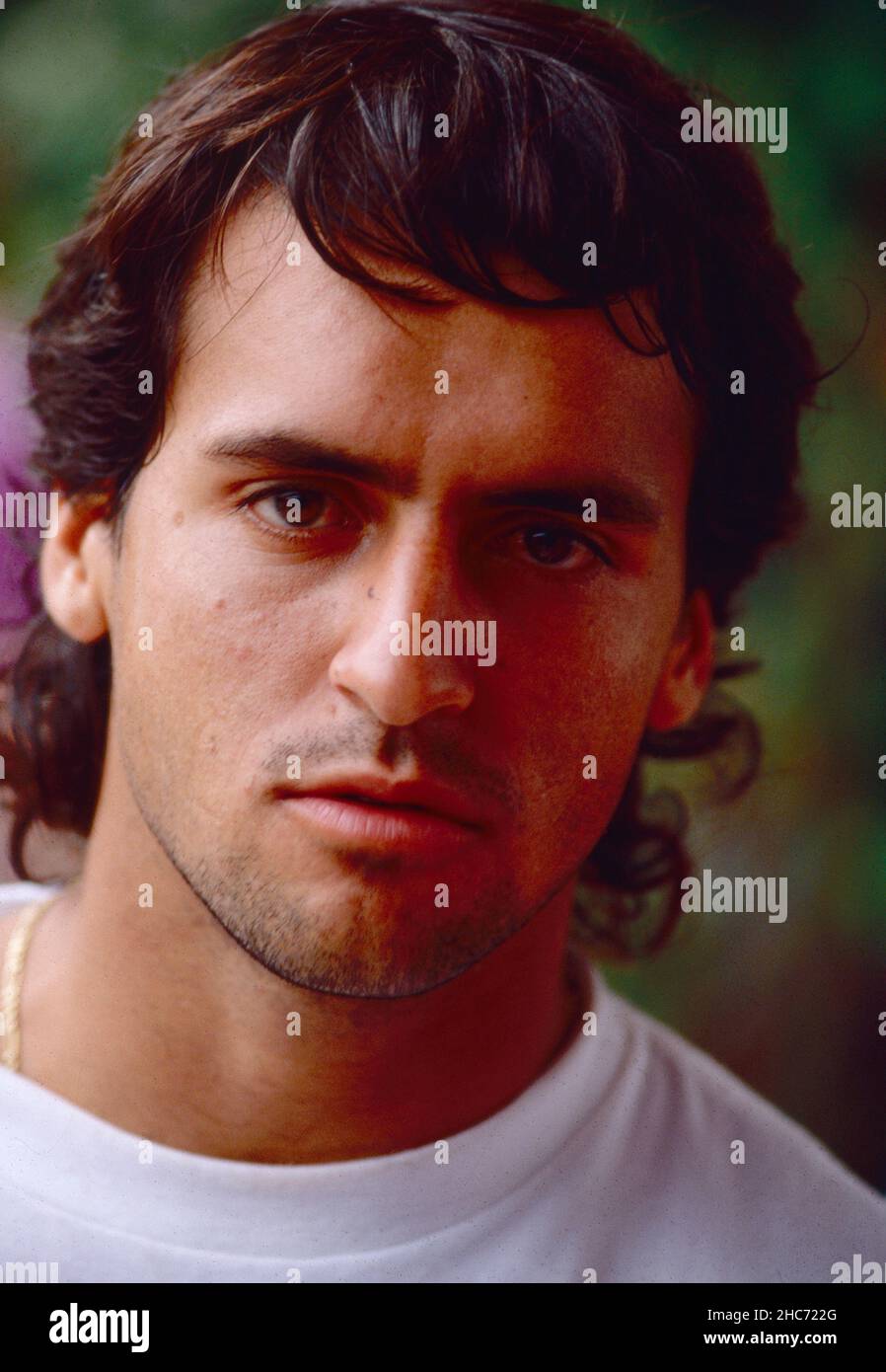 Argentinian tennis player Alberto Mancini, Italian Open 1989 Stock ...