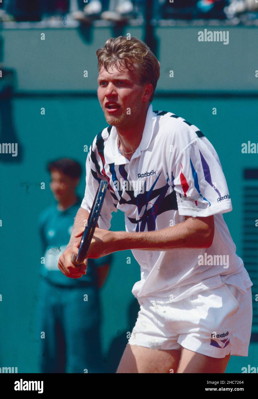 Swedish tennis player Magnus Larsson, Roland Garros, France 1992 Stock ...