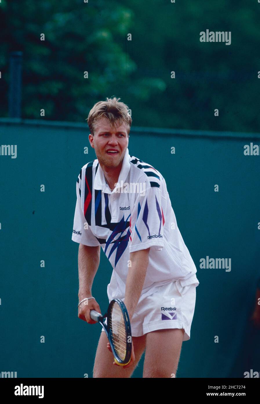 Swedish tennis player Magnus Larsson, Roland Garros, France 1992 Stock ...