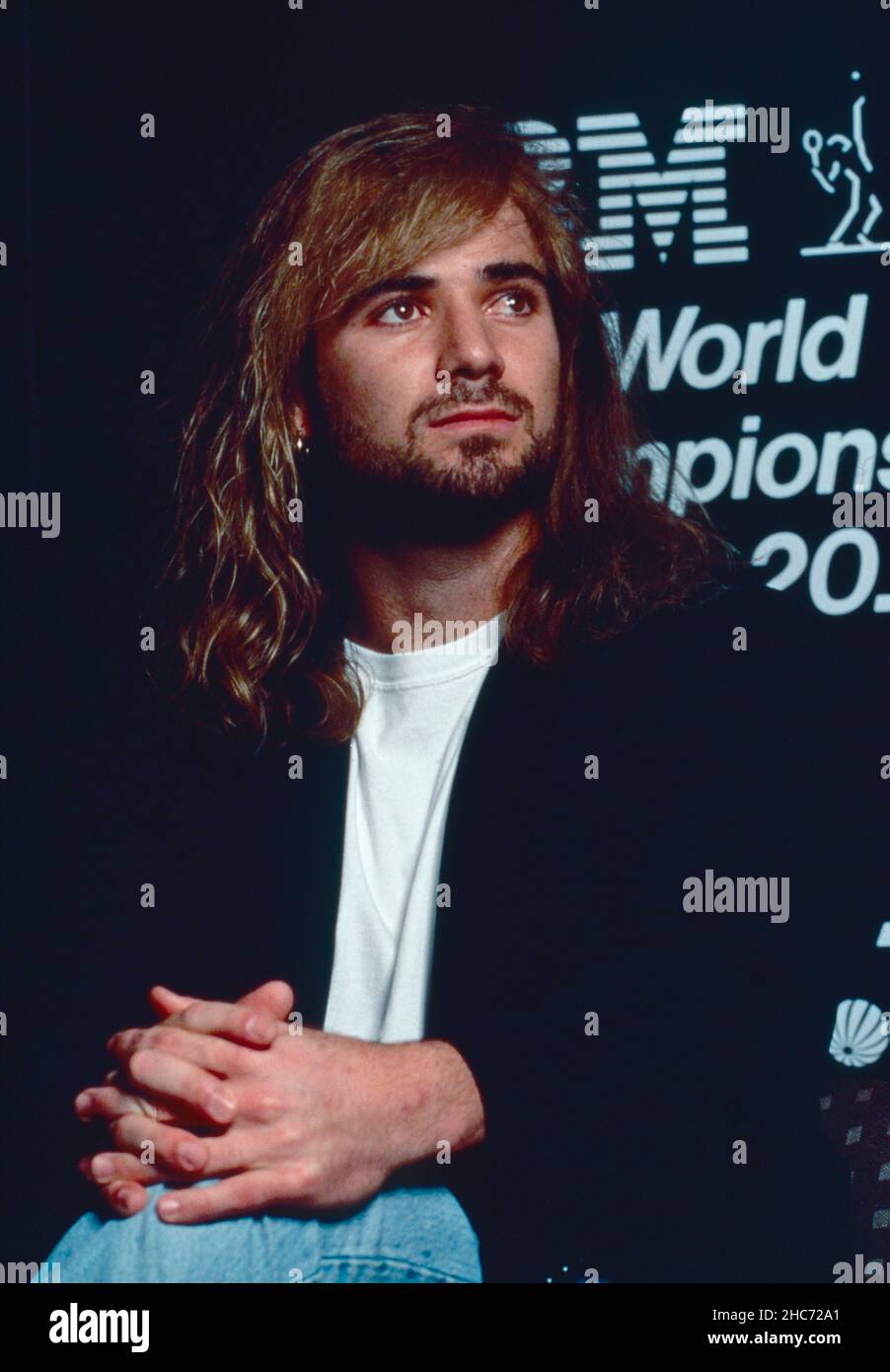 American tennis player Andre Agassi, 1994 Stock Photo - Alamy