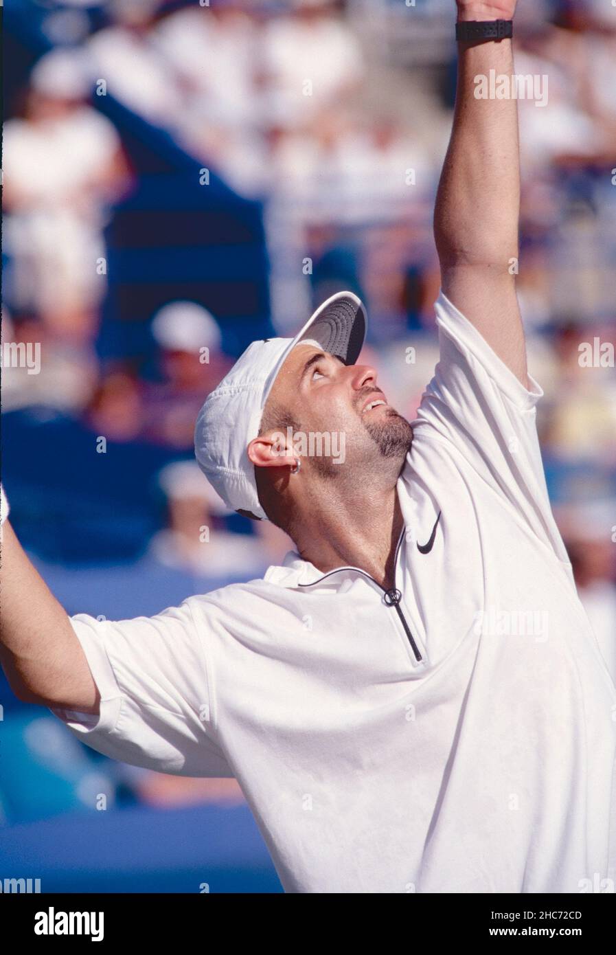 American tennis player Andre Agassi, US Open 1996 Stock Photo - Alamy