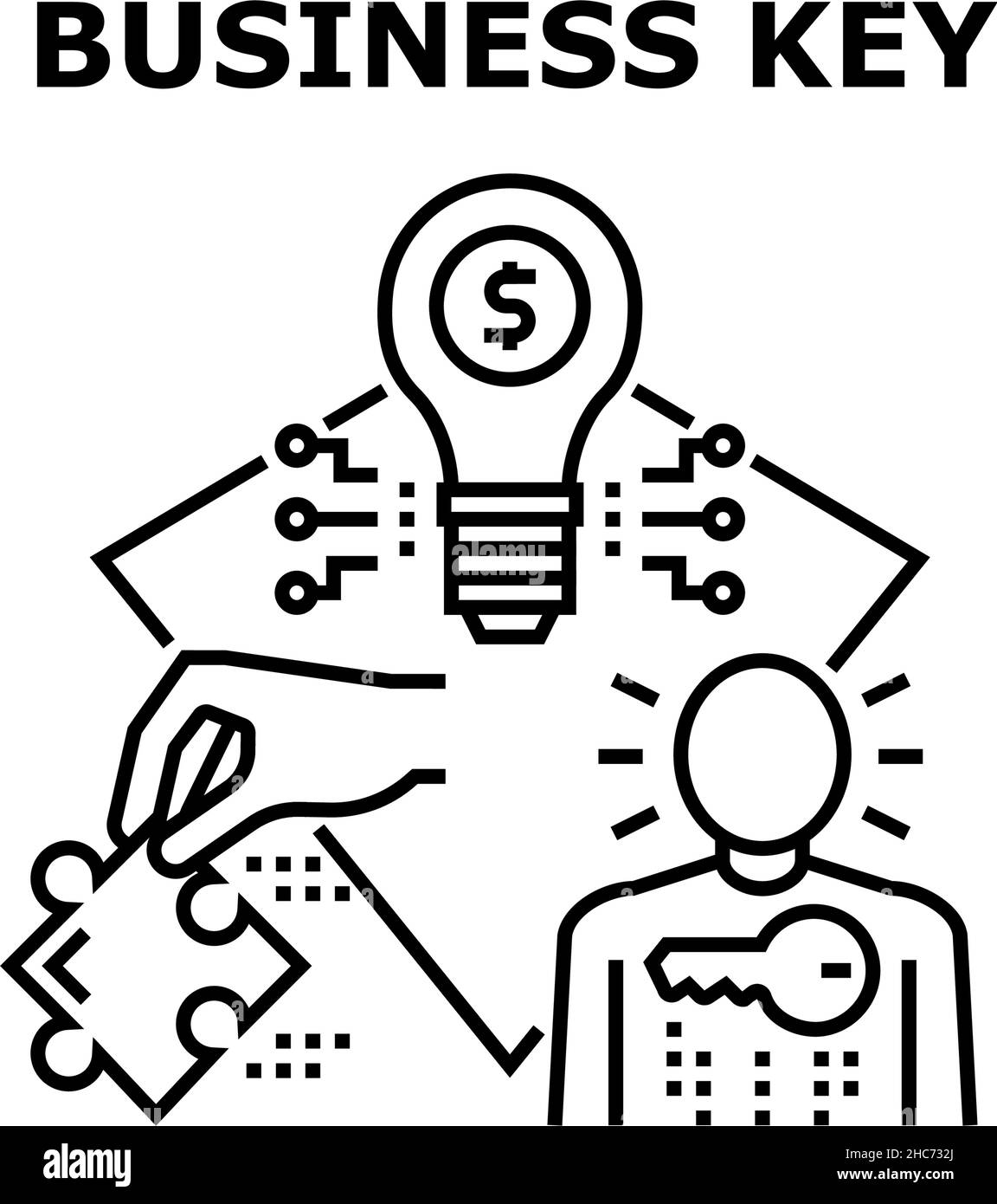 Dollar lightbulb vector Black and White Stock Photos & Images - Alamy