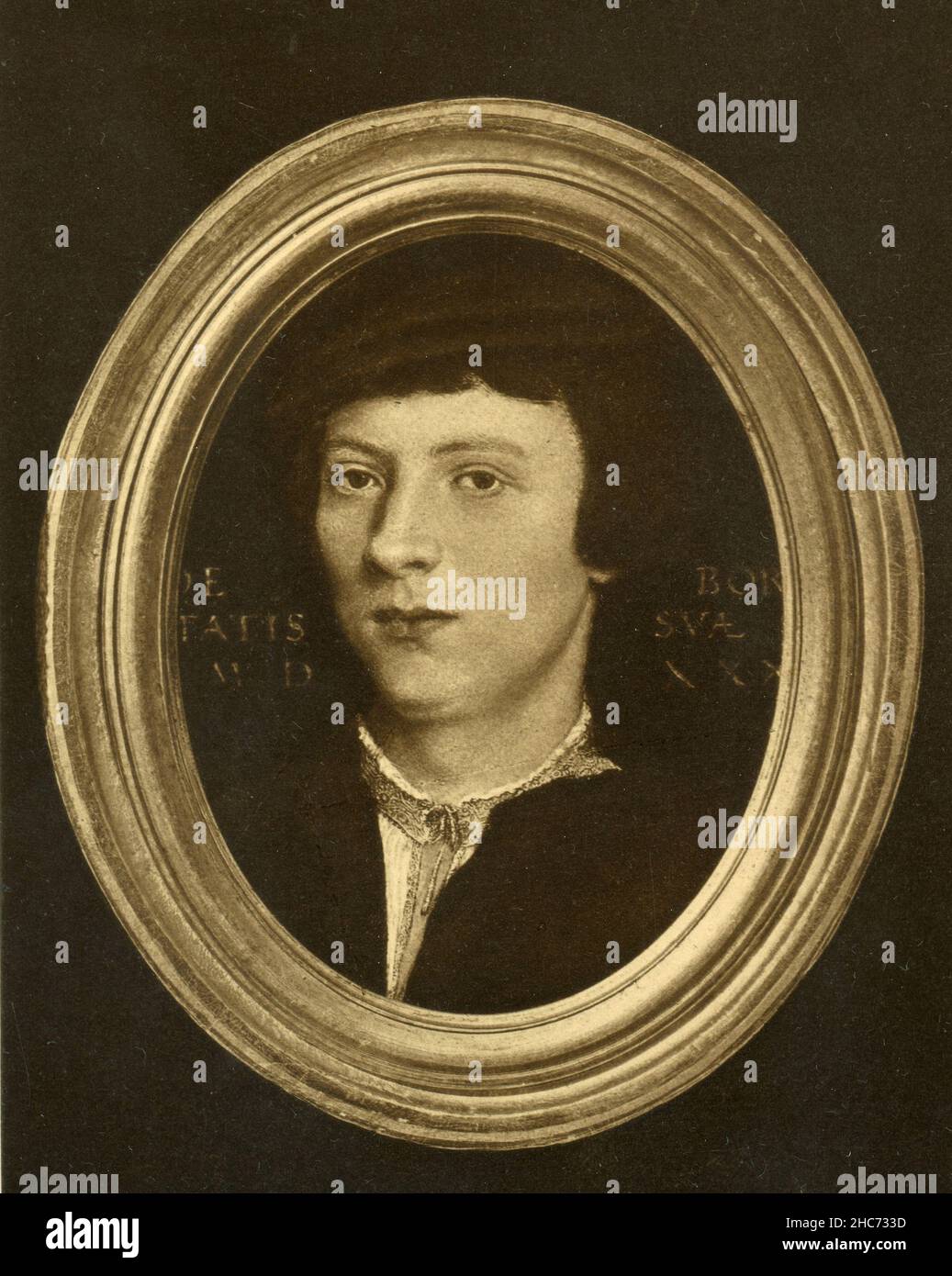 Portrait of Derich Born, painting by German artist Hans Holbein the ...