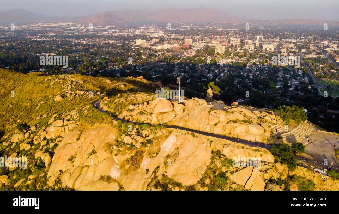 Drone and usa flag hi-res stock photography and images - Alamy