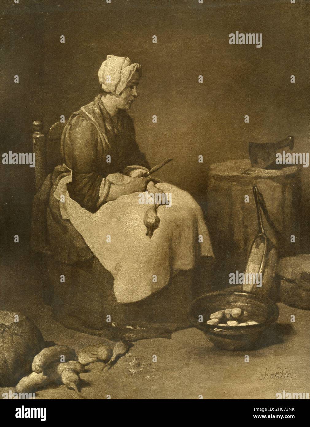 Jean baptiste simeon chardin hi-res stock photography and images - Alamy