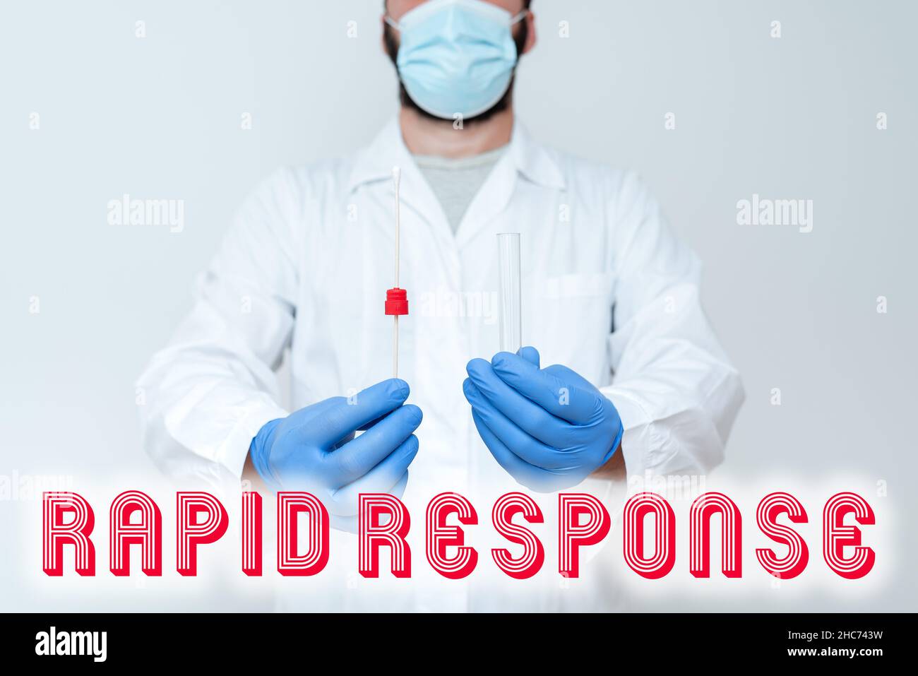 Sign displaying Rapid Response. Concept meaning Medical emergency team ...