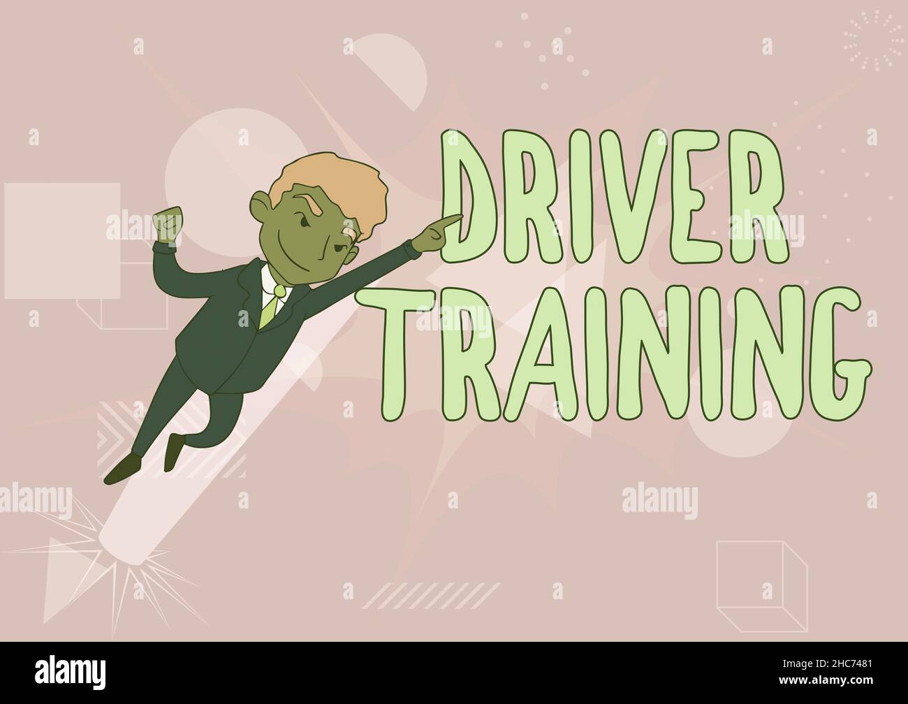 Hand writing sign Driver Training. Concept meaning prepares a new ...